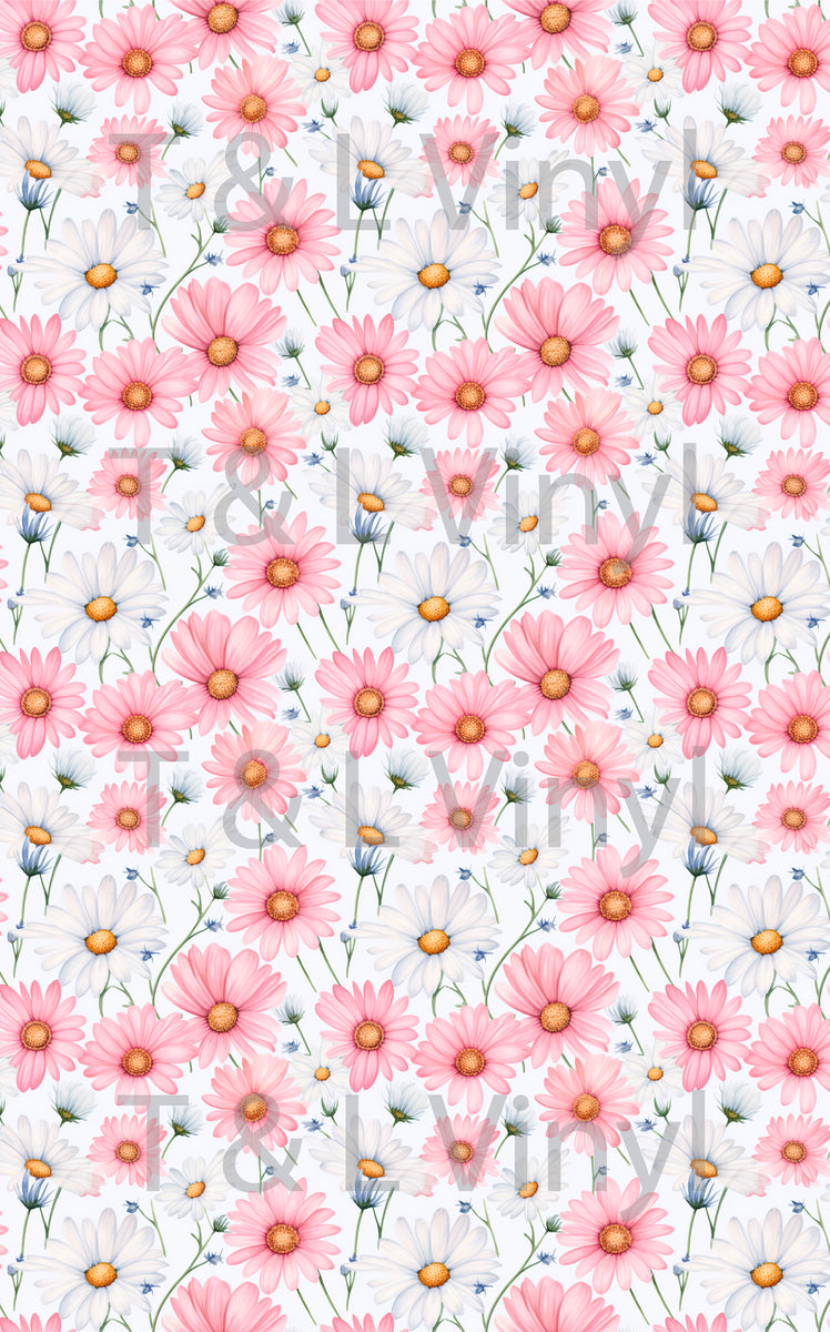 591 Pink Daisy Full Sublimation – T & L Vinyl