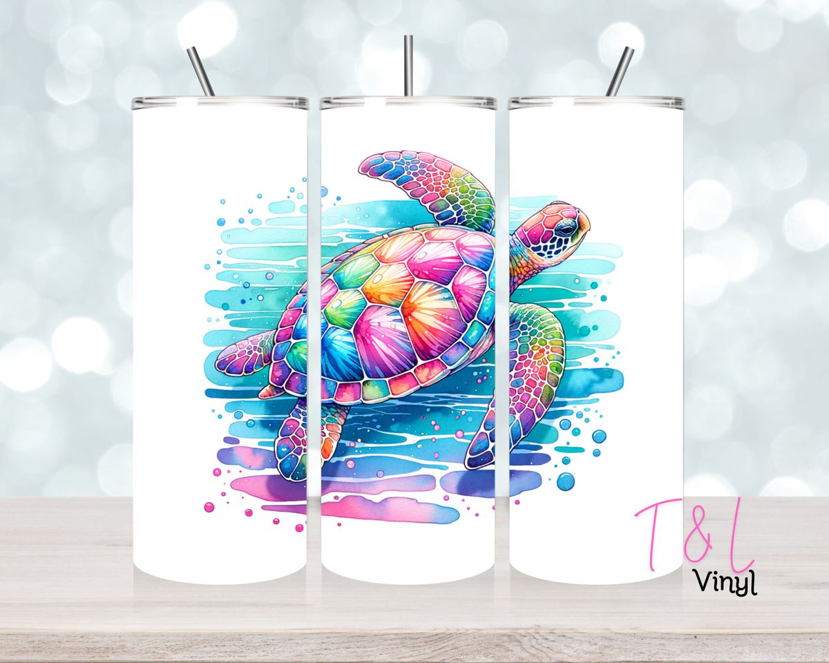 901 Sea Turtle 20 oz Sublimation wrap – T & L Vinyl