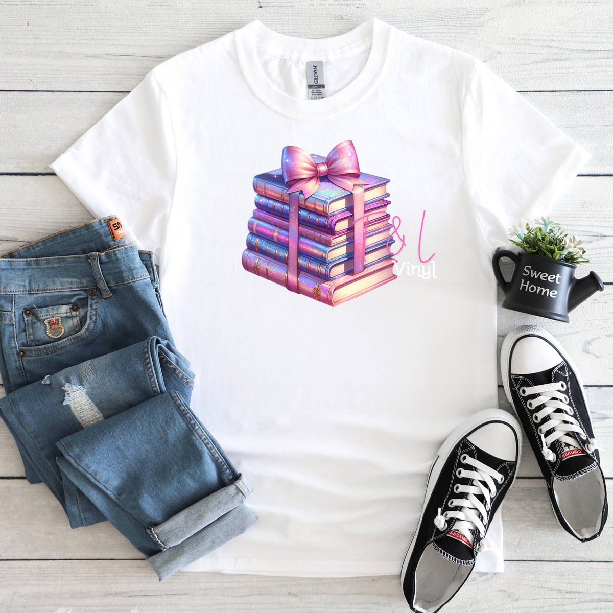 280 Pastel Books DTF print – T & L Vinyl