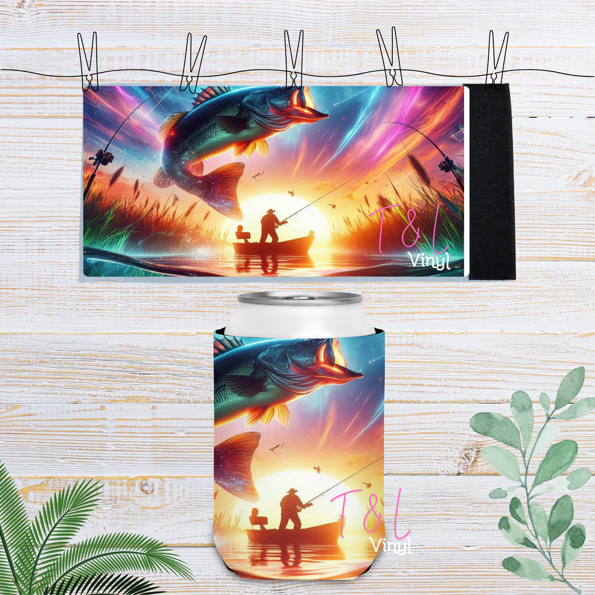 8 - Fishing Velcro Sublimation – T & L Vinyl