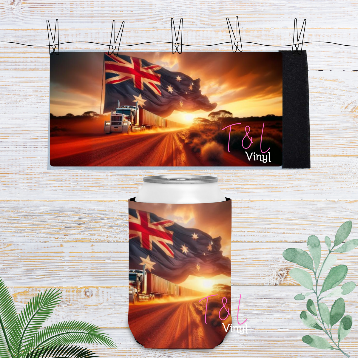 17 - Aussie Truck Velcro Sublimation – T & L Vinyl