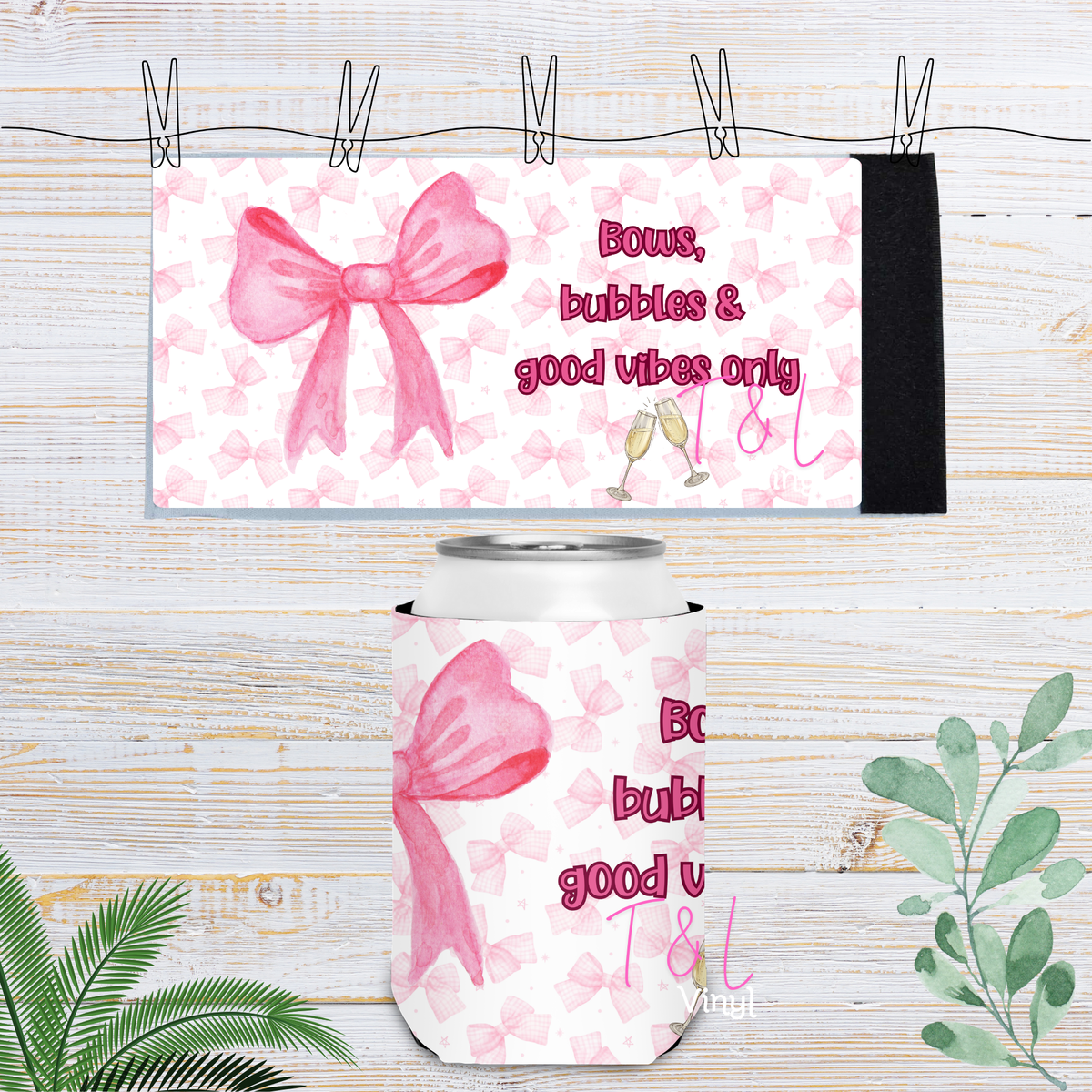 21 - Bows and bubbles Velcro Sublimation – T & L Vinyl