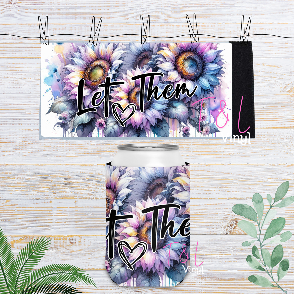 30 Let them Velcro Stubby Cooler Sublimation – T & L Vinyl
