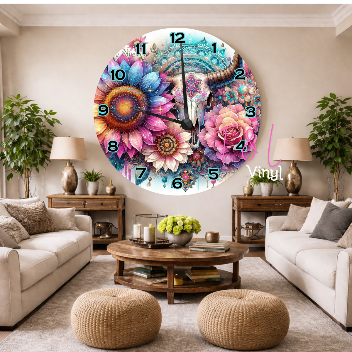 1153 Country Clock Sublimation sheet 20cm – T & L Vinyl