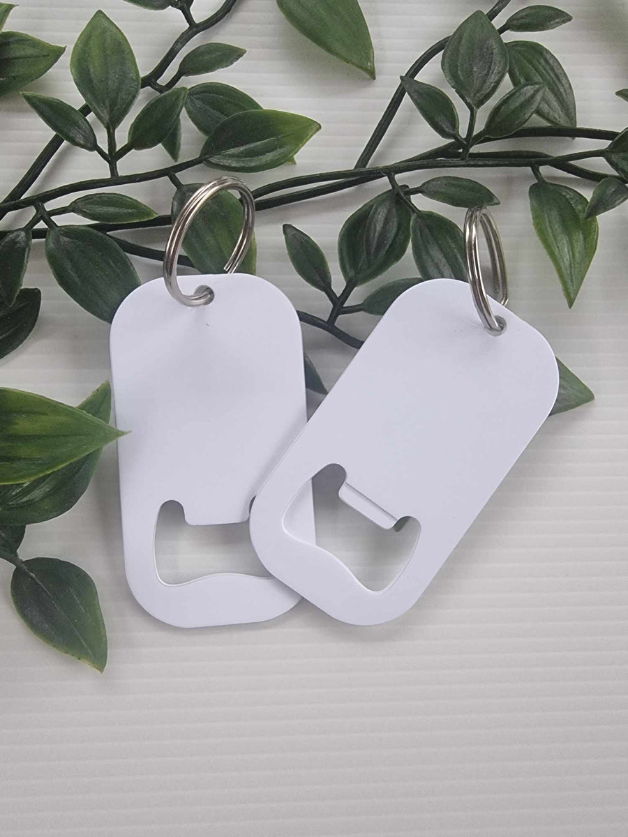Sublimation Blank Metal bottle stubby opener small rectangle – T & L Vinyl