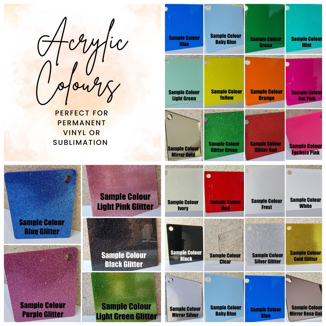 Acrylic Sample Pack – T & L Vinyl